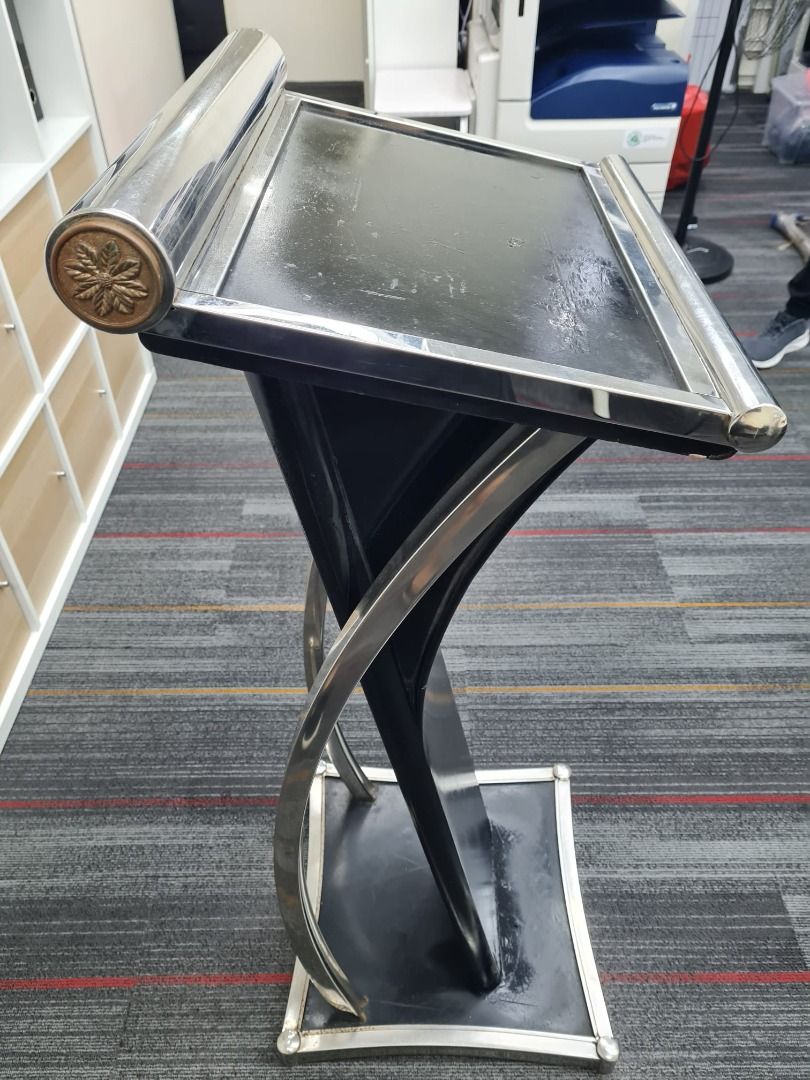 (USED) Executive Rostrum, Podium, Stage desk, presentation Stand, table ...