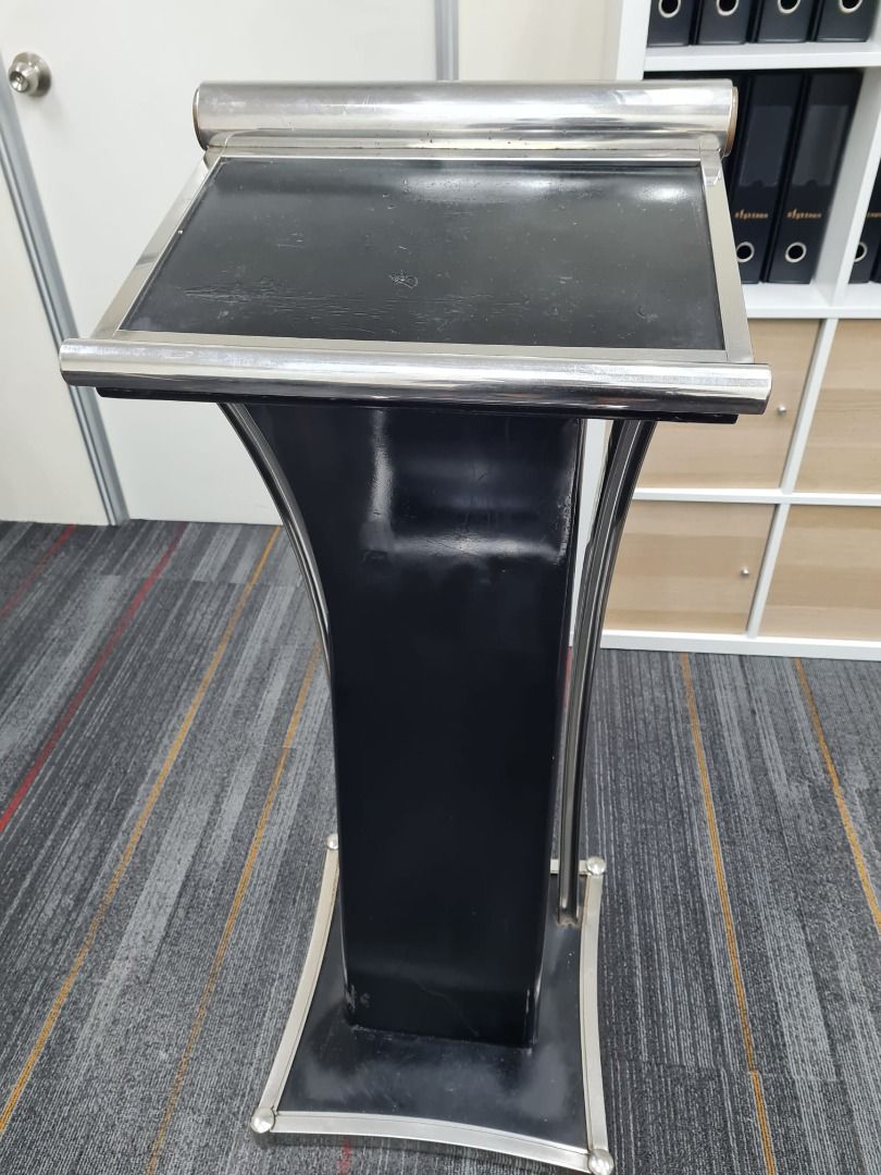 (USED) Executive Rostrum, Podium, Stage desk, presentation Stand, table ...