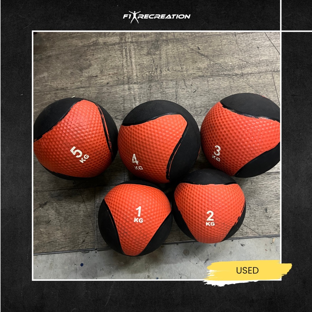 (USED) F1 Recreation Medicine Ball 1kg - 5kg, Sports Equipment ...