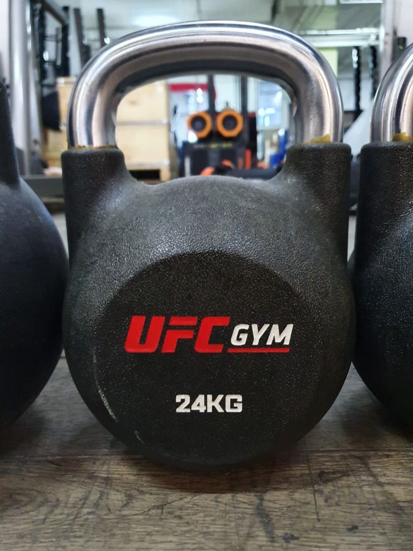 (USED) UFC Gym Kettlebells 8kg - 28kg, Sports Equipment, Exercise ...