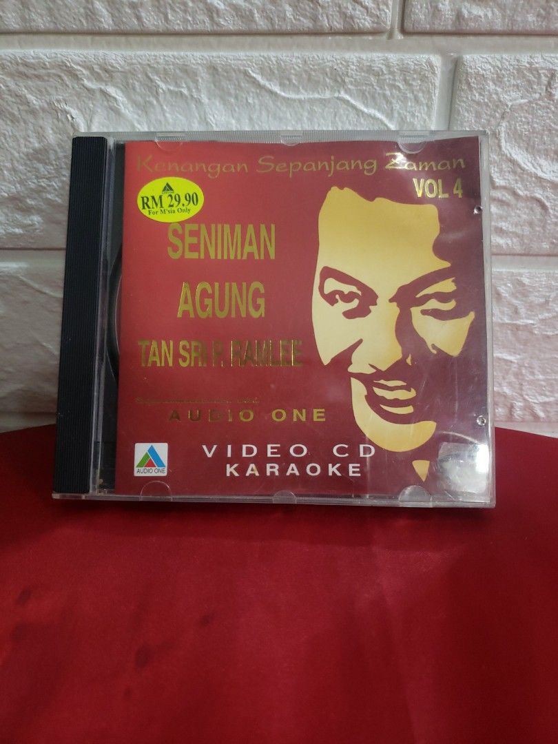 VCD KARAOKE P.RAMLEE / 1996 - SENIMAN AGUNG TAN SRI P.RAMLEE / P RAMLEE ...