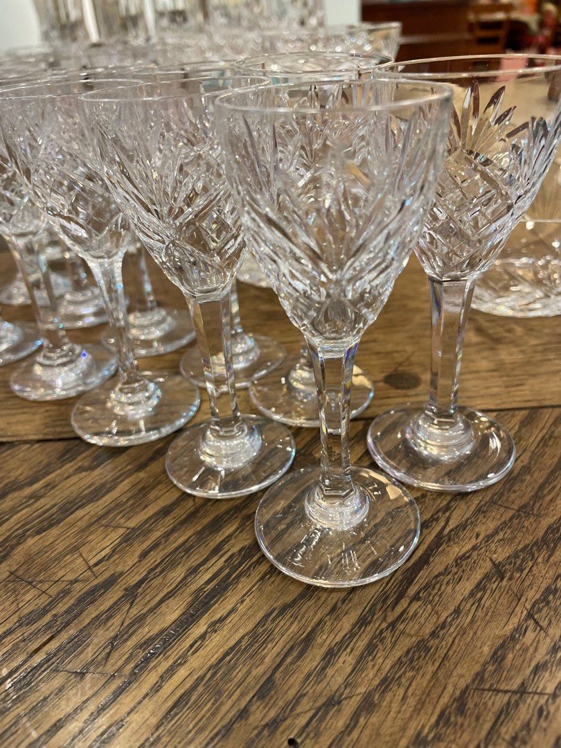 Vintage 1930-1950 Whiskey Pure Crystal Glass from France, Furniture ...