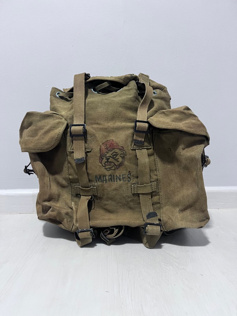 Vintage 1970 Fieldpack, Men's Fashion, Bags, Backpacks on Carousell