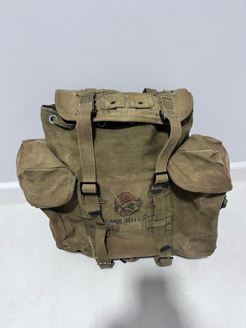Vintage 1970 Fieldpack, Men's Fashion, Bags, Backpacks on Carousell
