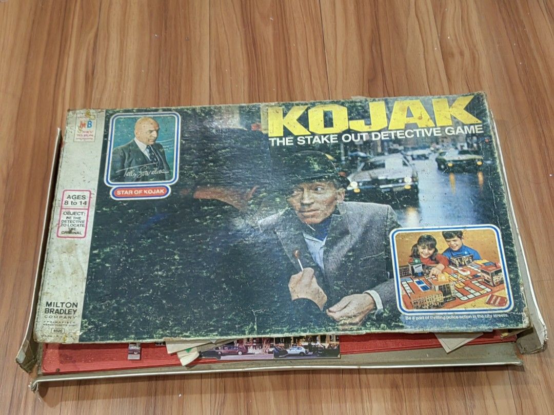 Vintage 1975 KOJAK The stake Out Detective Board Game, Hobbies & Toys ...
