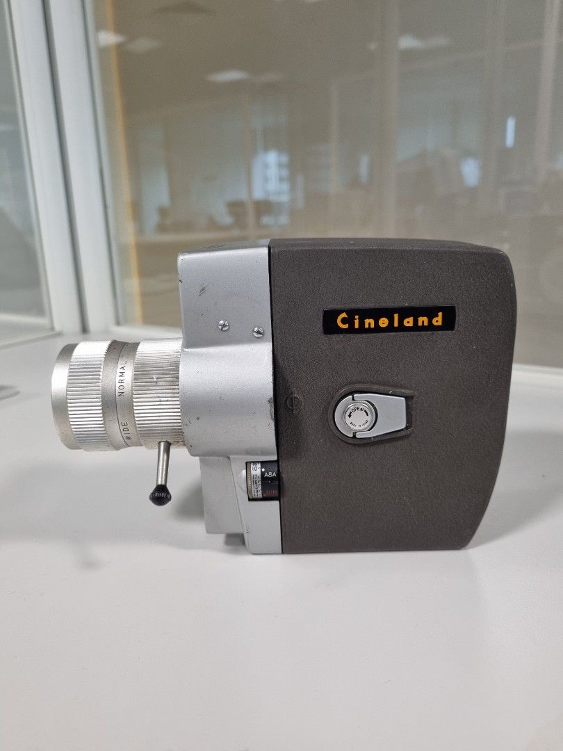 Vintage Cineland Movie Camera (1960s), Photography, Cameras on Carousell