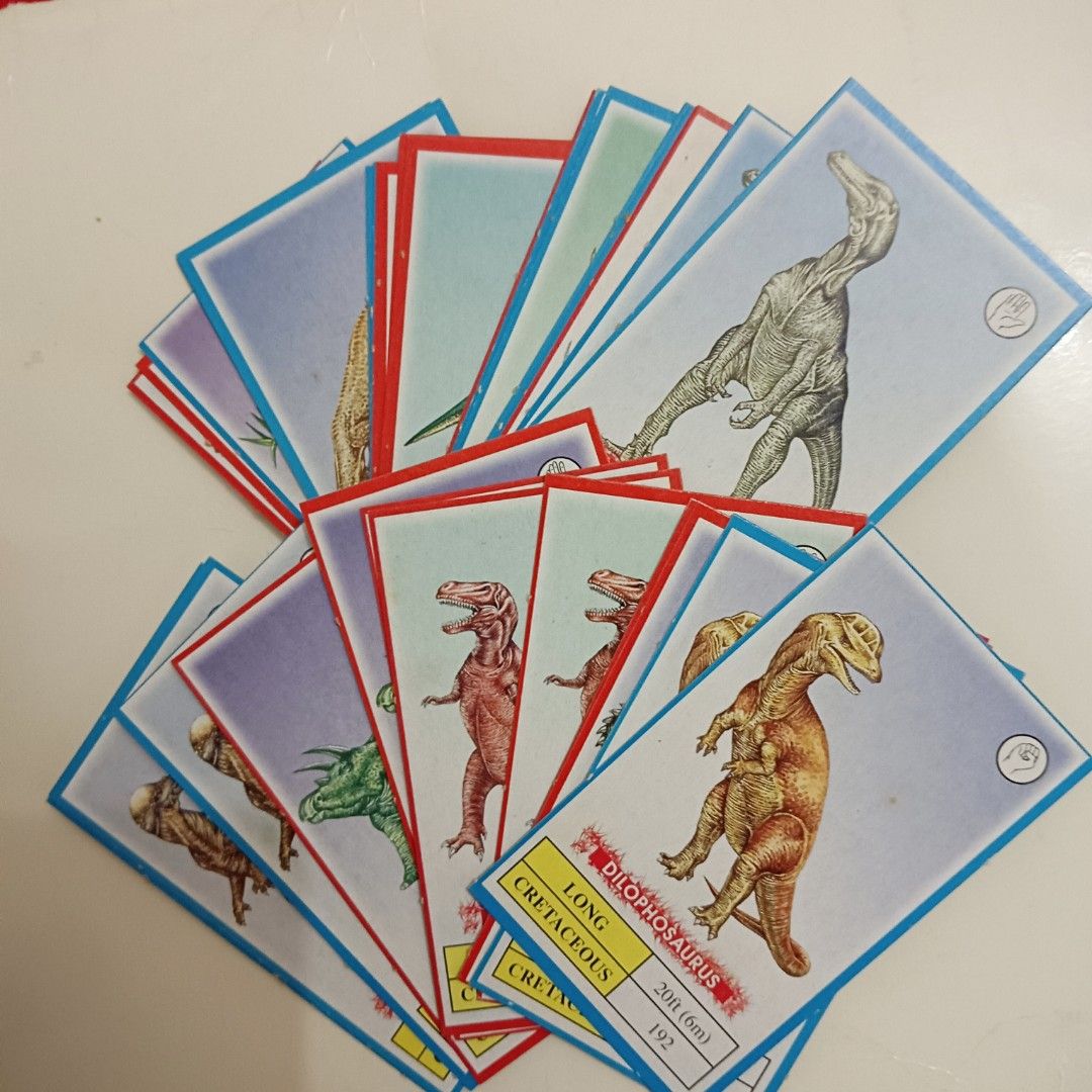 Vintage Dinosaur Trading Card Game, Hobbies & Toys, Toys & Games on ...