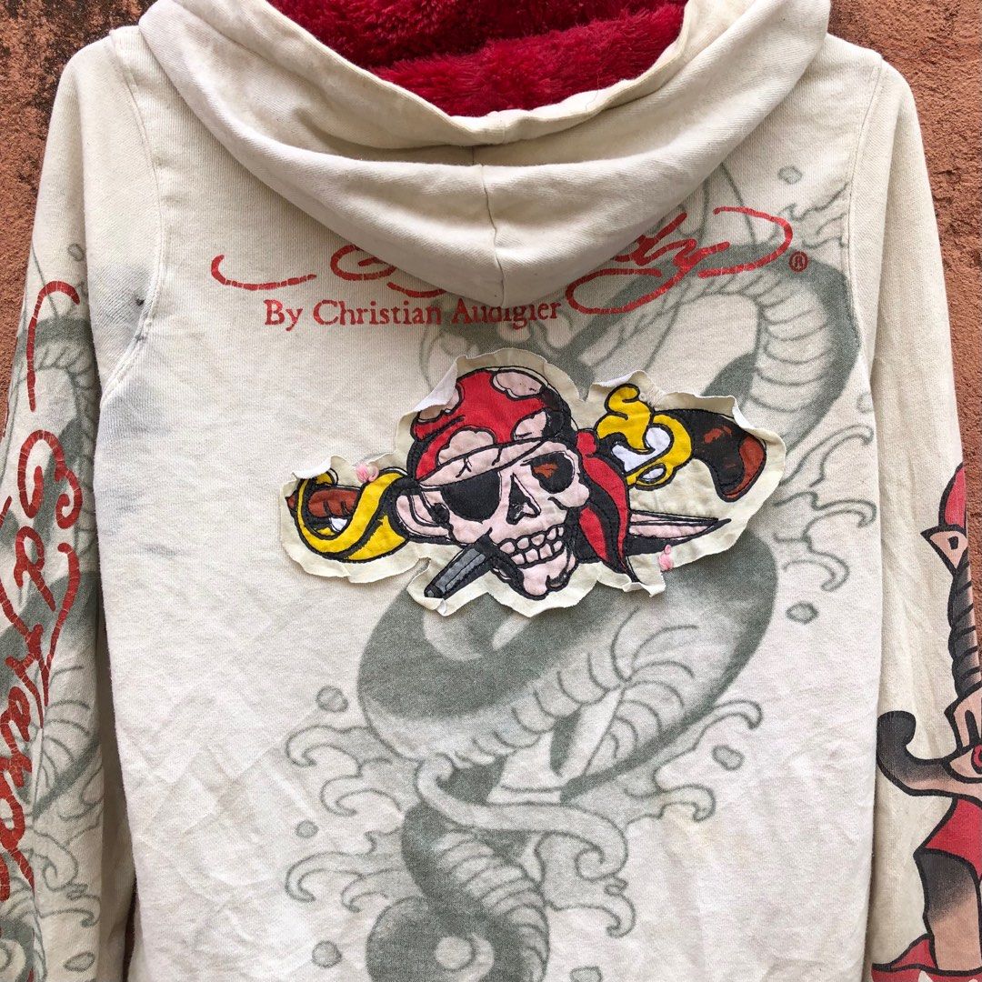 Vintage Ed Hardy y2k Jacket, Men's Fashion, Coats, Jackets and ...