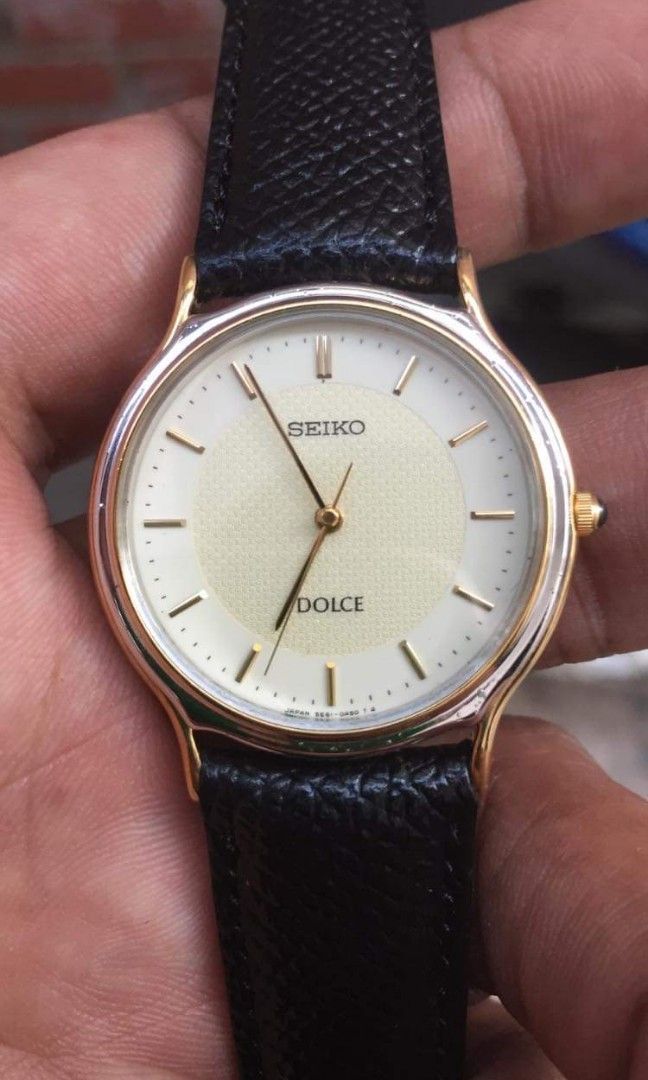 Vintage Seiko DOLCE 5E61-0A20, Men's Fashion, Watches & Accessories, Watches on Carousell