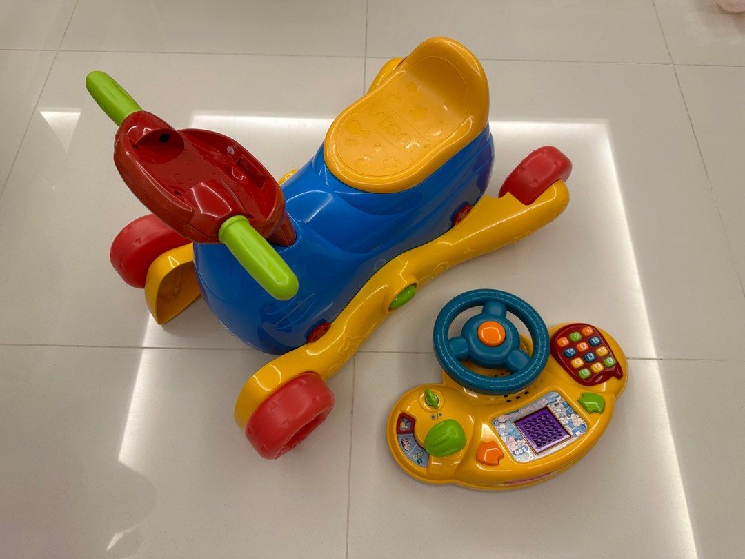 Vtech Grow and Go Ride On, Babies & Kids, Infant Playtime on Carousell