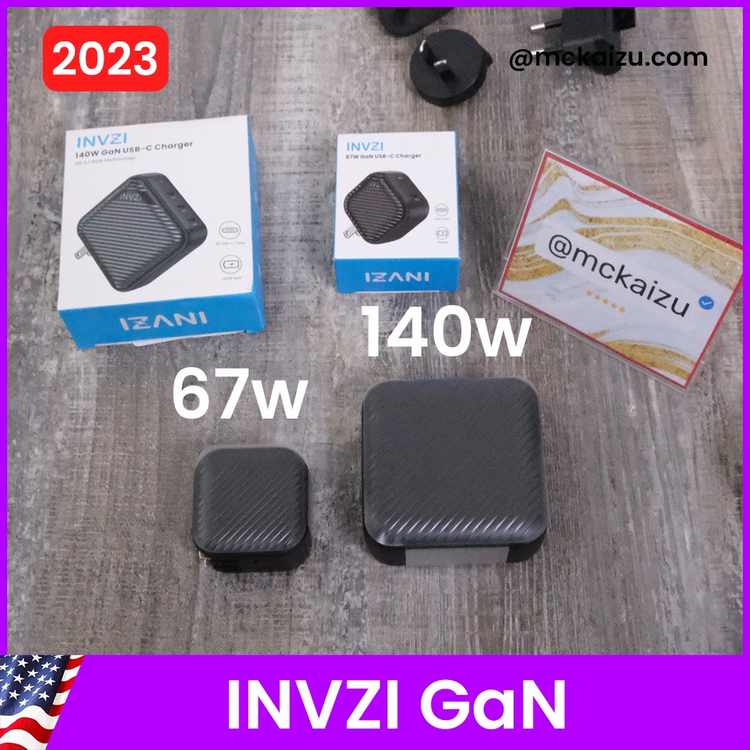 INVZI - The World's Smallest 67w and 140w GaN Charger - PC, Phone ...