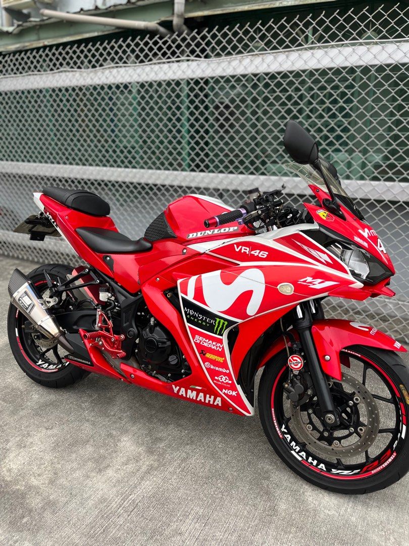 YAMAHA R3, 機車, 重機在旋轉拍賣