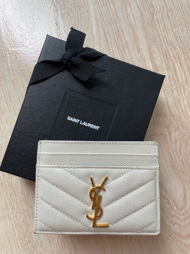 YSL CARD HOLDER, Luxury, Bags & Wallets on Carousell