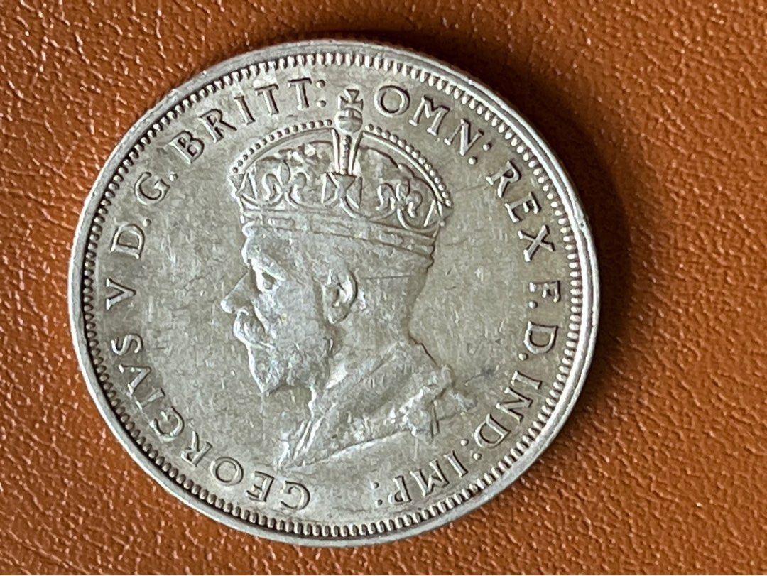 1927 Australia King George V 1 Florin Silver coin, Hobbies & Toys ...