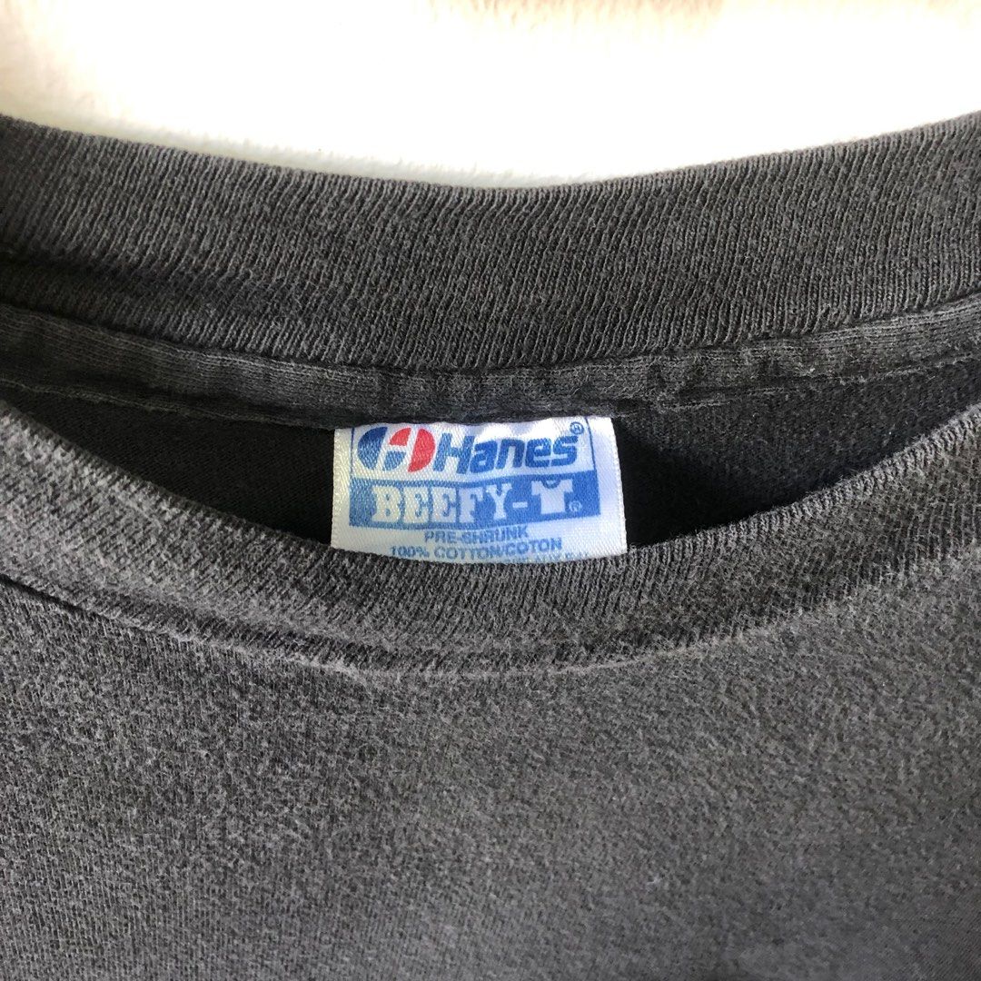 Vintage 90’s Hanes Beefy Black LS T-Shirt, Men's Fashion, Tops & Sets, Tshirts & Polo Shirts on ...