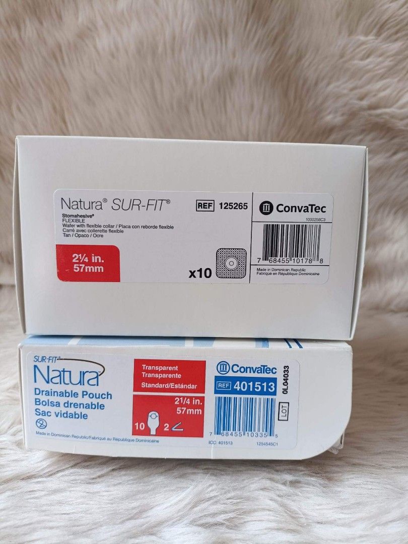 57mm Convatec Colostomy Bag Flexible Stomahesive & Transparent ...