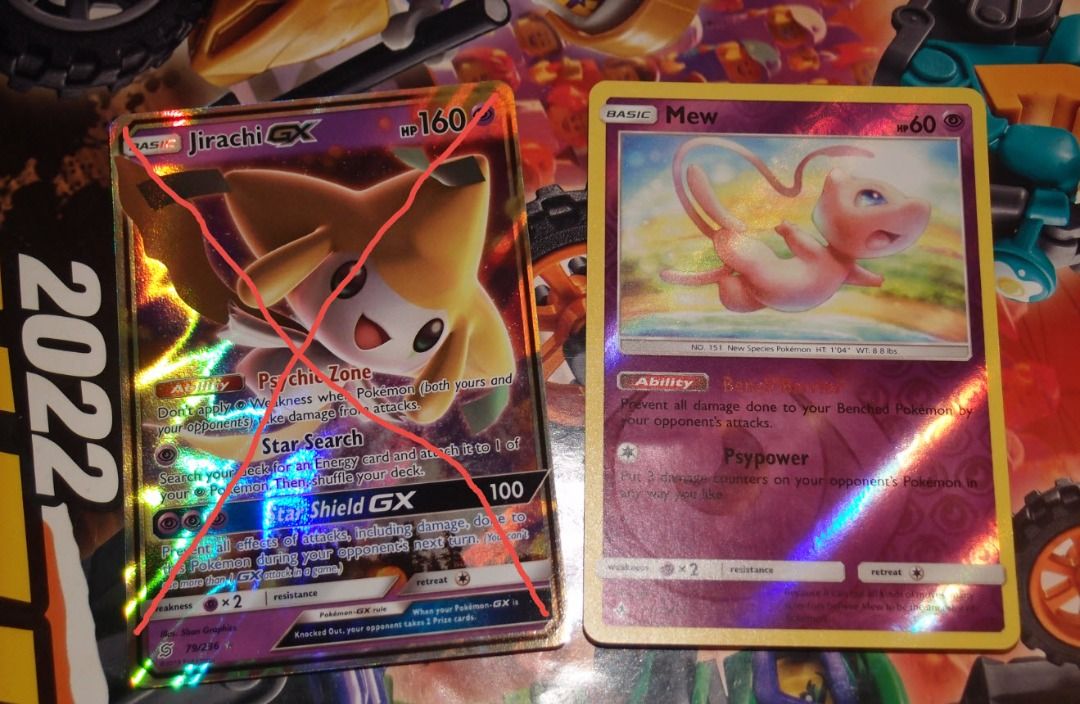 夢夢 Mew Reverse Rare Black STAR Holo-Foil 超閃 English 美版 PTCG Pokemon 卡 咭 ...