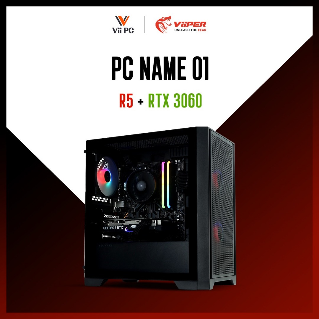 [ SALE SALE ] AMD 5600x + RTX 3060Ti (Free Game Company of Heroes™ 3) custom pc custom computer ...