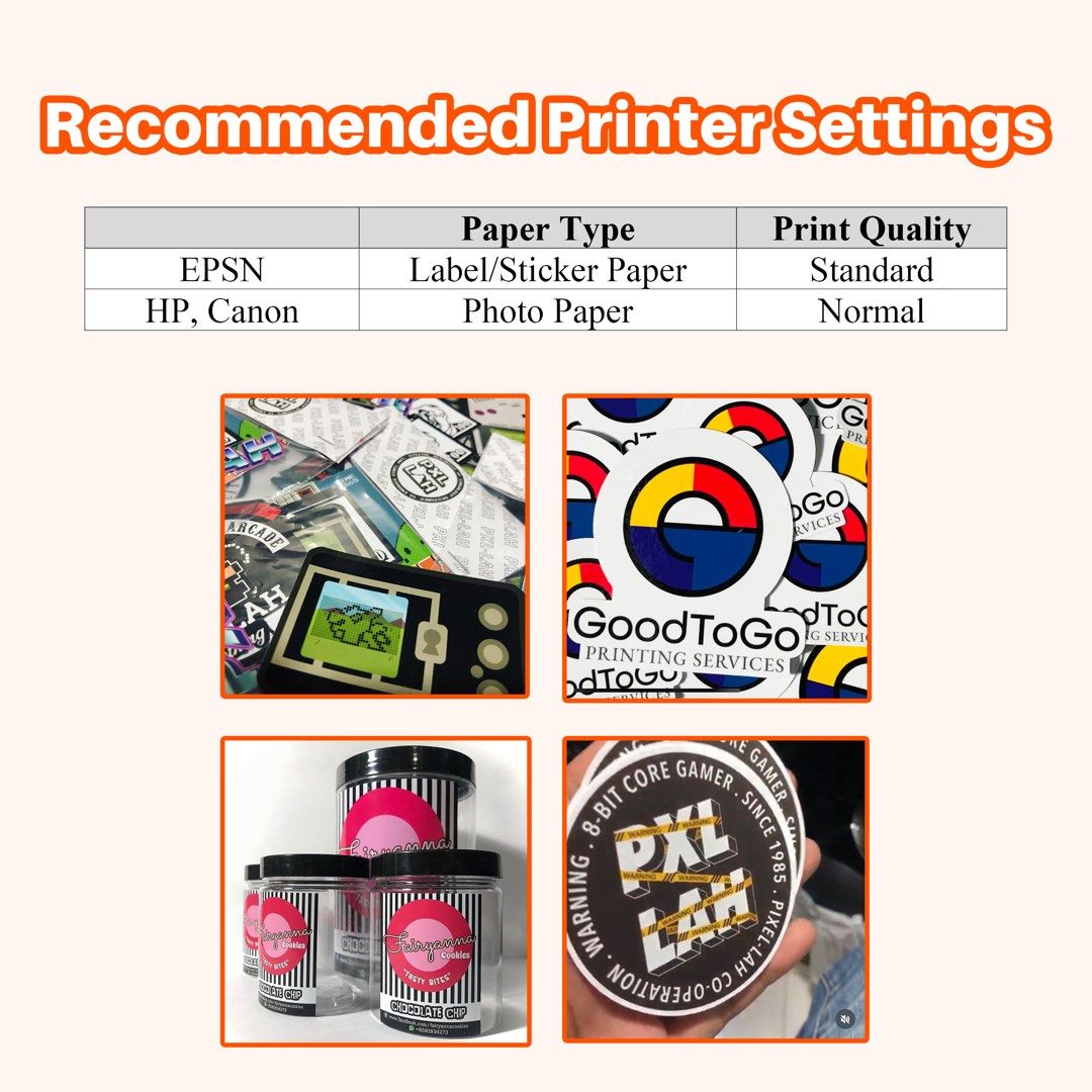 A4 Sticker Paper for Inkjet, Business Services, Printing, Design ...