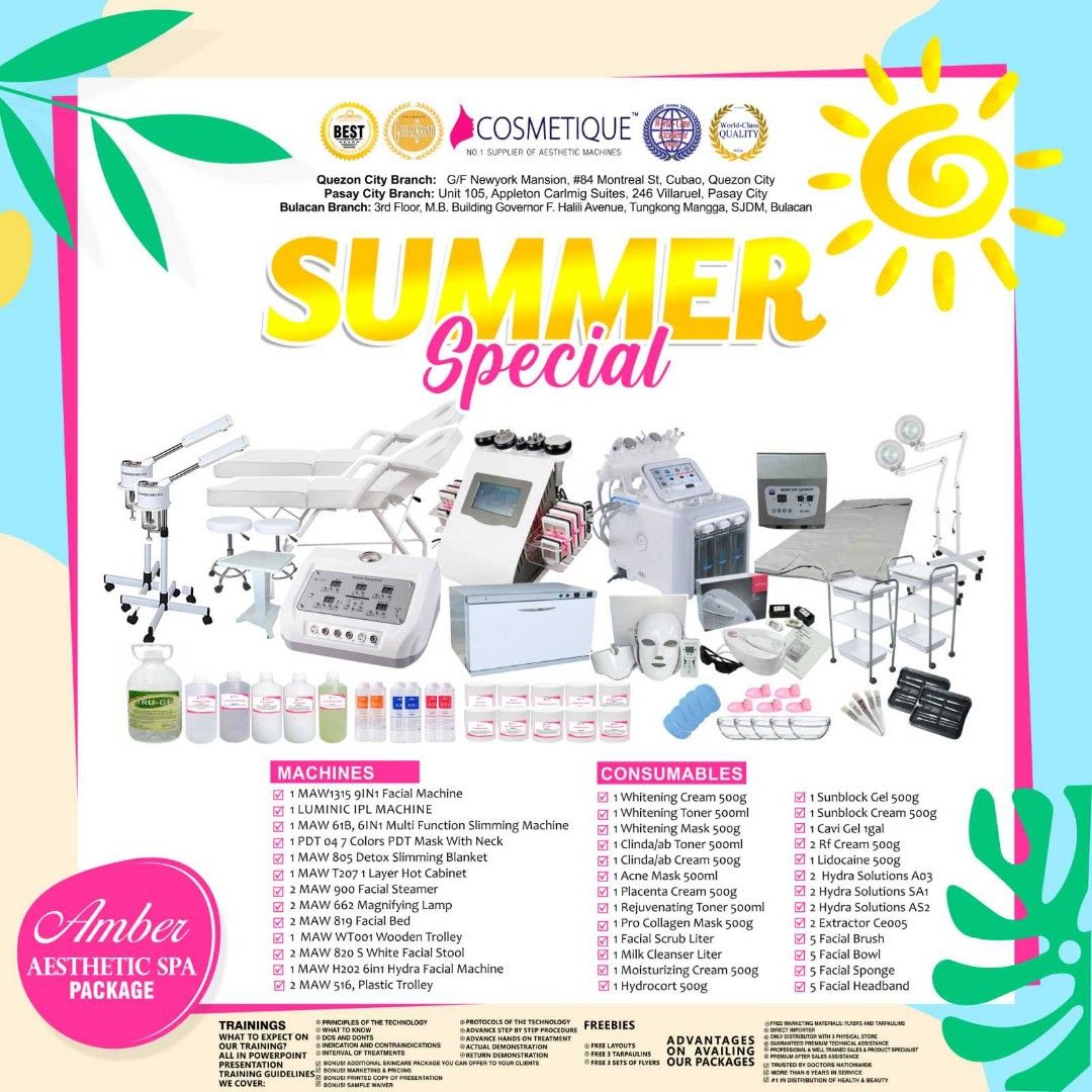 Amber Aesthetic Spa Package, Beauty & Personal Care, Face, Face Care on ...