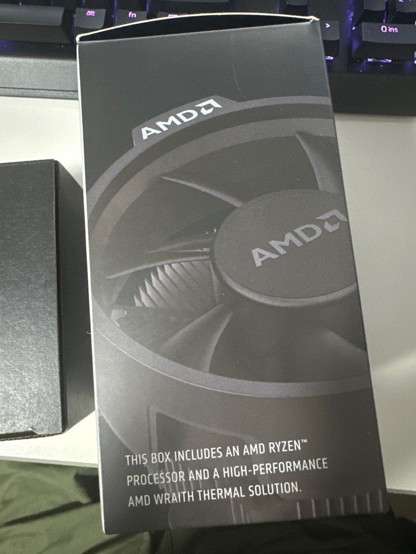 AMD Ryzen Stock Wraith Fan Cooler, Computers & Tech, Parts ...