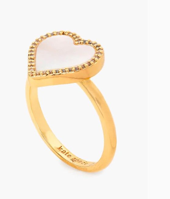 Authentic KS Love Shape Rings, Women's Fashion, Jewelry & Organisers ...