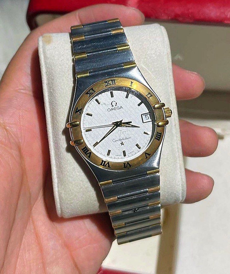 Authentic Omega Constellation 32mm Two toned 18k and Steel Luxury Watch ...