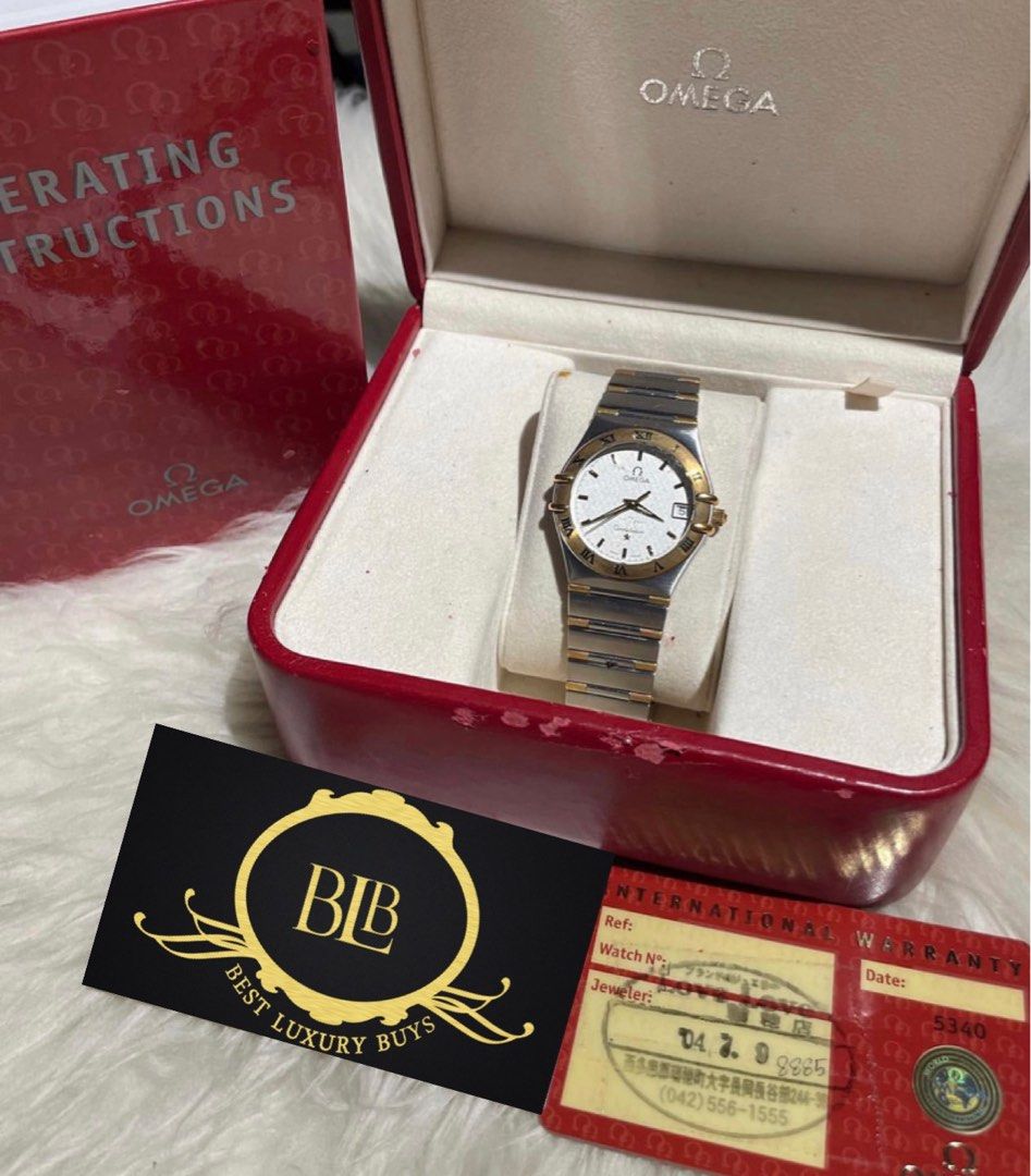 Authentic Omega Constellation 32mm Two toned 18k and Steel Luxury Watch ...