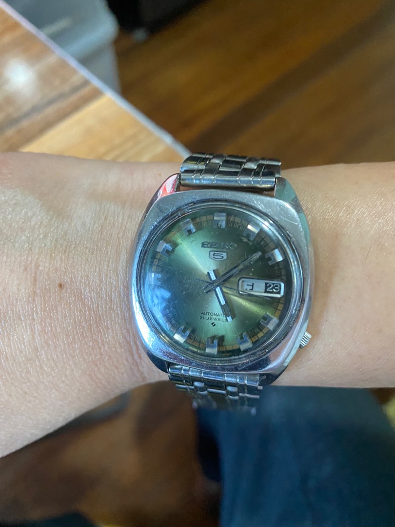 Authentic Seiko 5 Automatic Turtle Vintage Mens Watch 21 Jewels, Men's ...