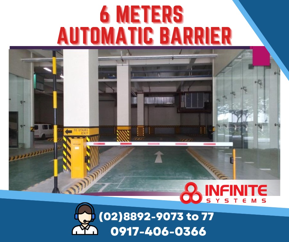 Automatic Boom Barrier Up to 6 meters long Car Barrier, Commercial ...