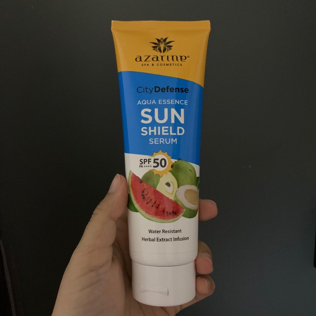 AZARINE Aqua Essence Sun Shield Serum SPF 50 PA+++, Kesehatan ... AZARINE Aqua Essence Sun Shield Serum SPF 50 PA+++, Kesehatan ...