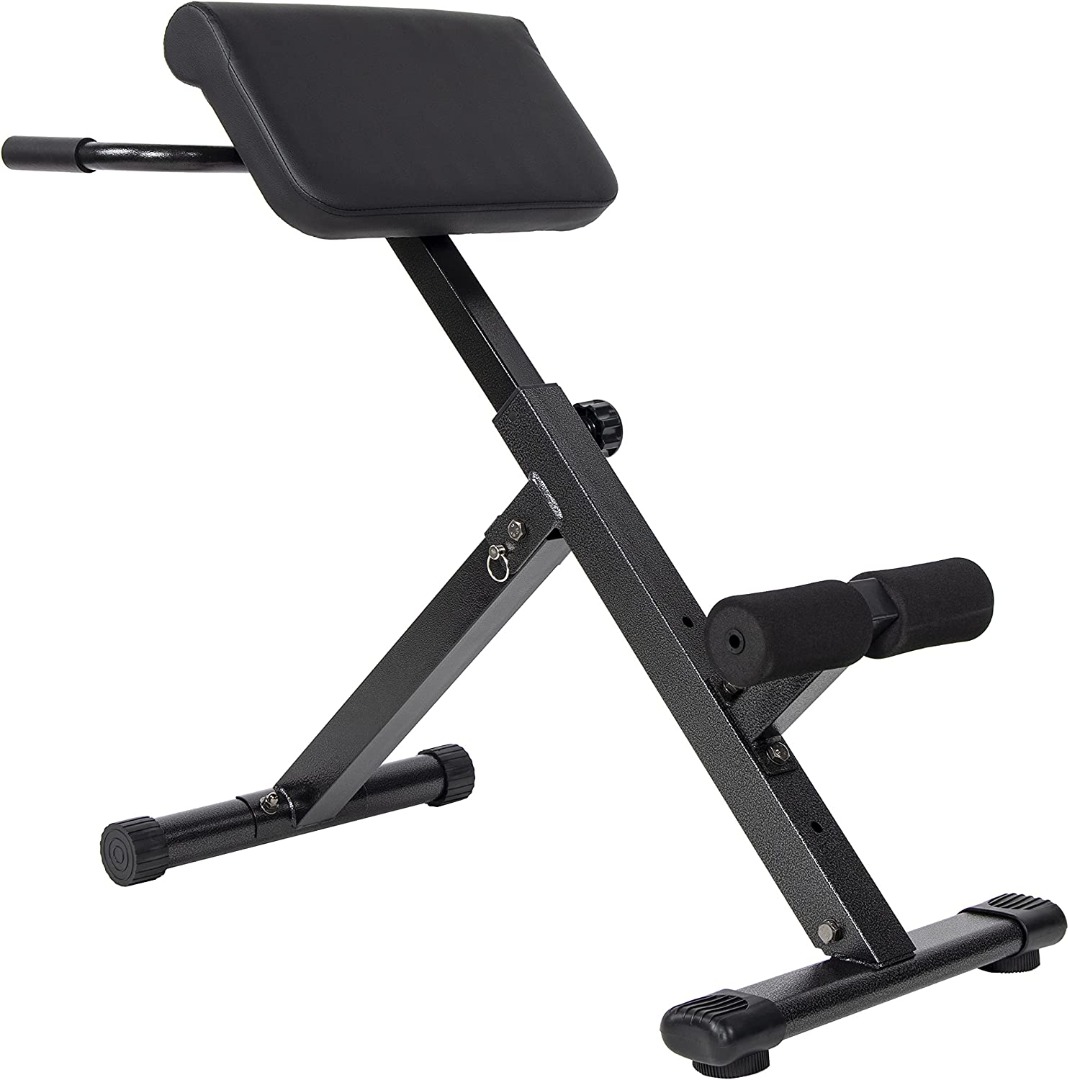 BalanceFrom Adjustable Roman Chair AB Back Hyperextension Bench with ...