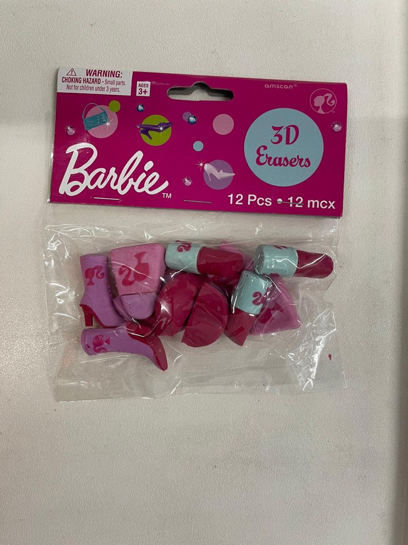 Barbie Erasers, Hobbies & Toys, Stationery & Craft, Other Stationery ...