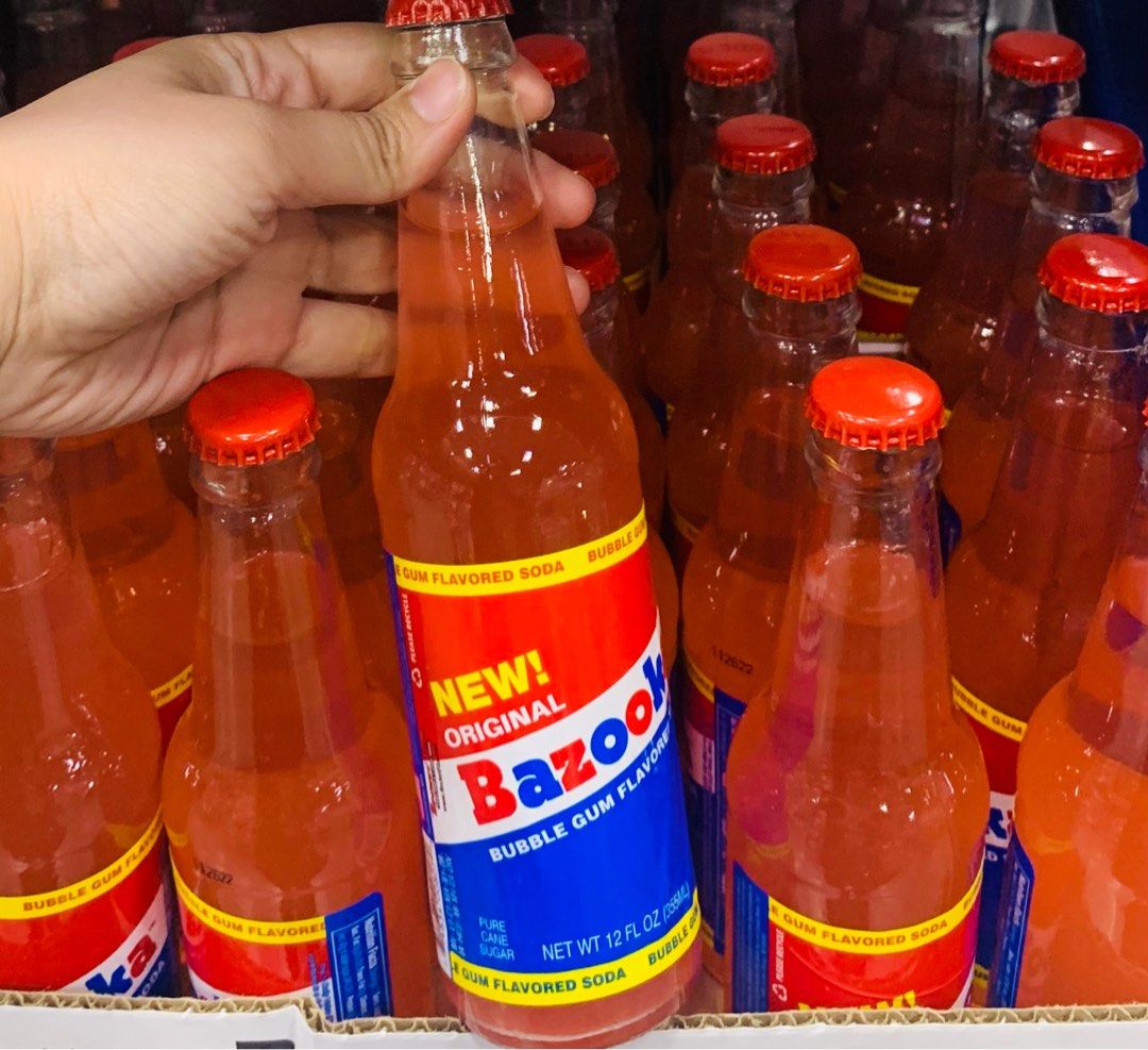 BAZOOKA BUBBLE GUM FLAVORED SODA, Food & Drinks, Beverages on Carousell