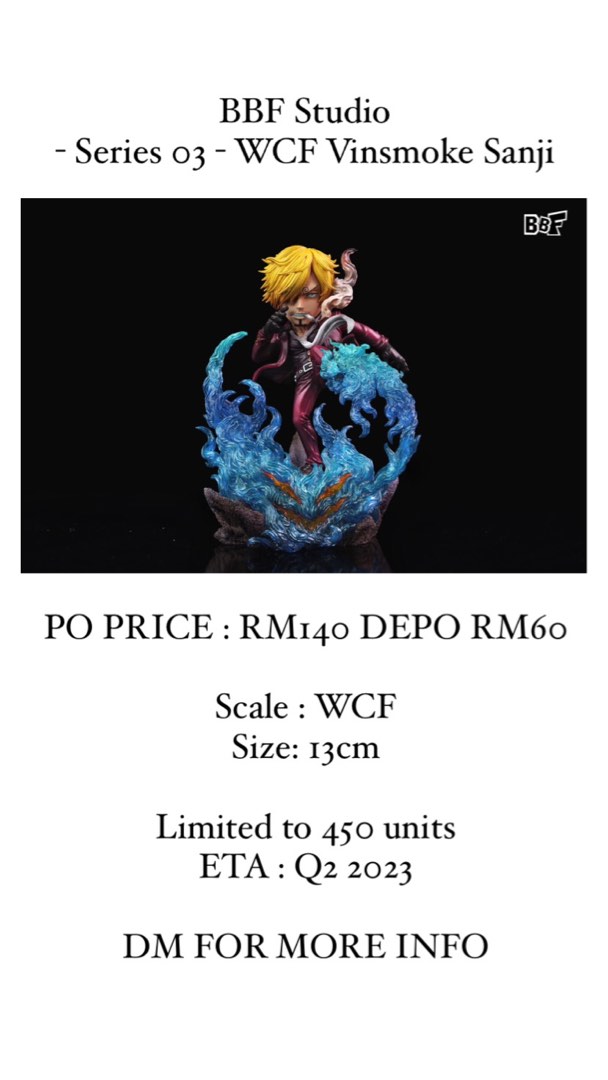 BBF Studio - Series 03 - WCF Vinsmoke Sanji, Hobbies & Toys, Toys ...