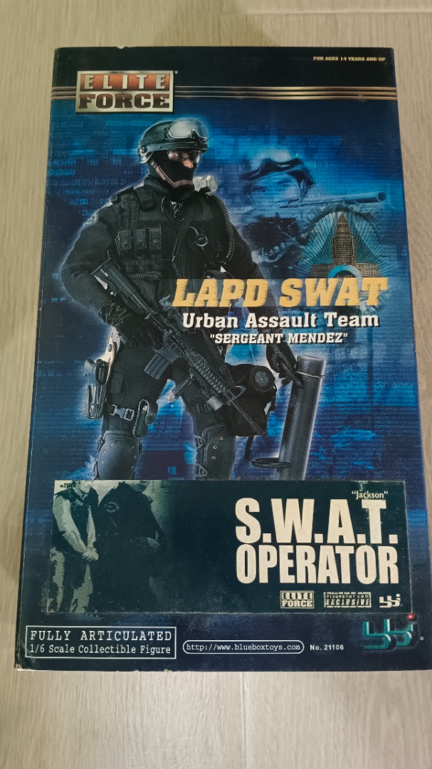 BBi Elite Force LAPD SWAT Urban Assault Team Sgeant Mendez, 興趣及遊戲, 玩具 ...
