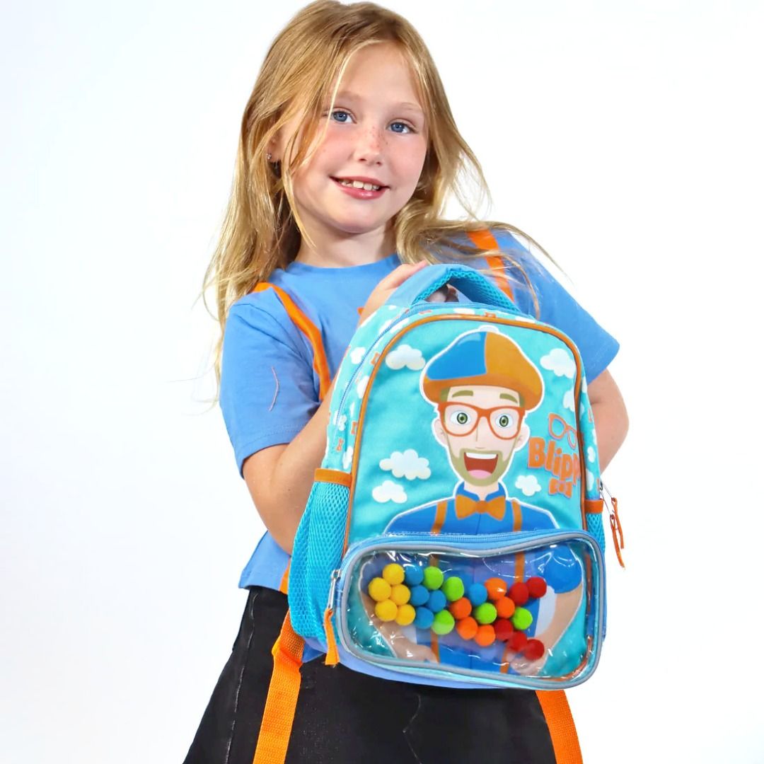 Blippi Backpack with sound Official Merchandise, Hobbies & Toys ...