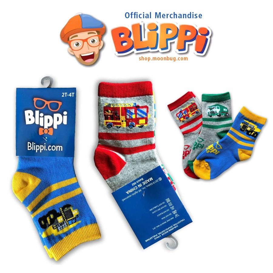 Blippi Toys Doll Plush Car Socks Spoon Fork, Hobbies & Toys, Toys ...