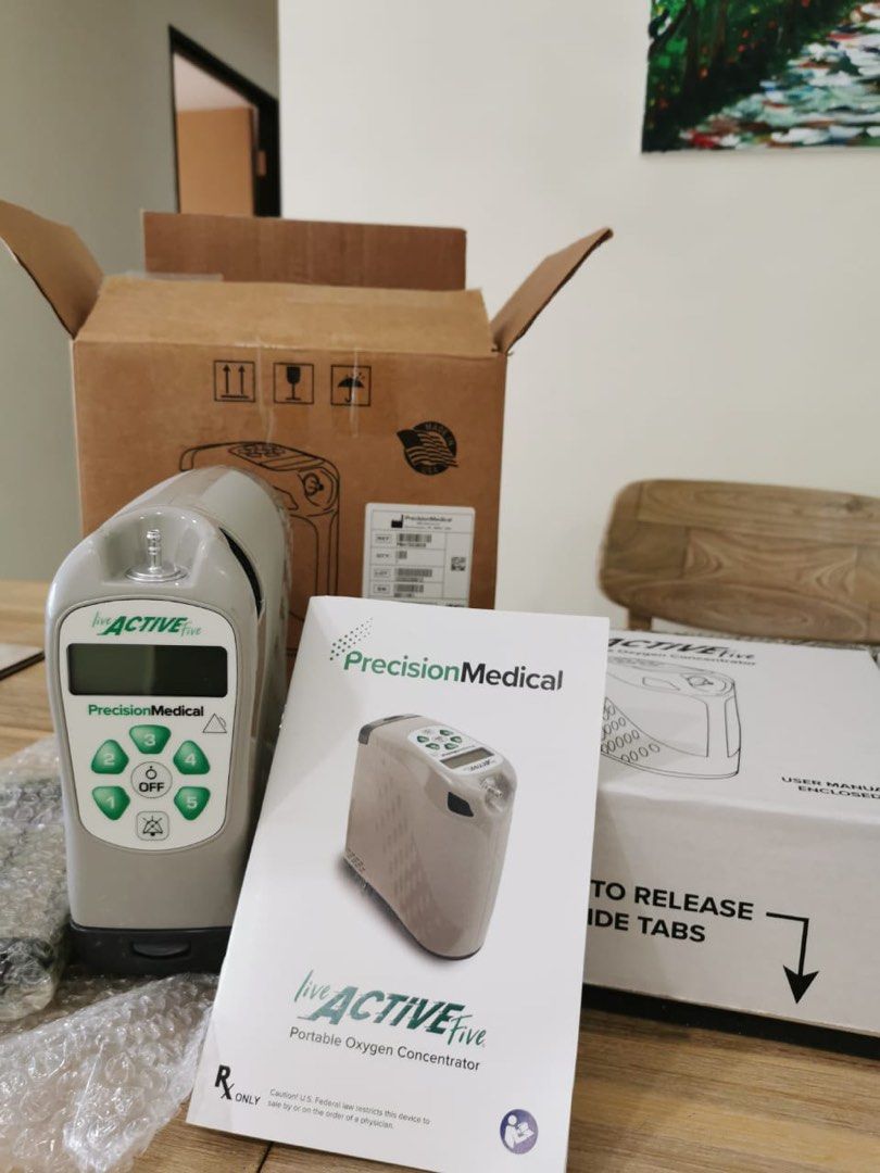 BRAND NEW - Precision Medical Live Active Five Portable Oxygen ...