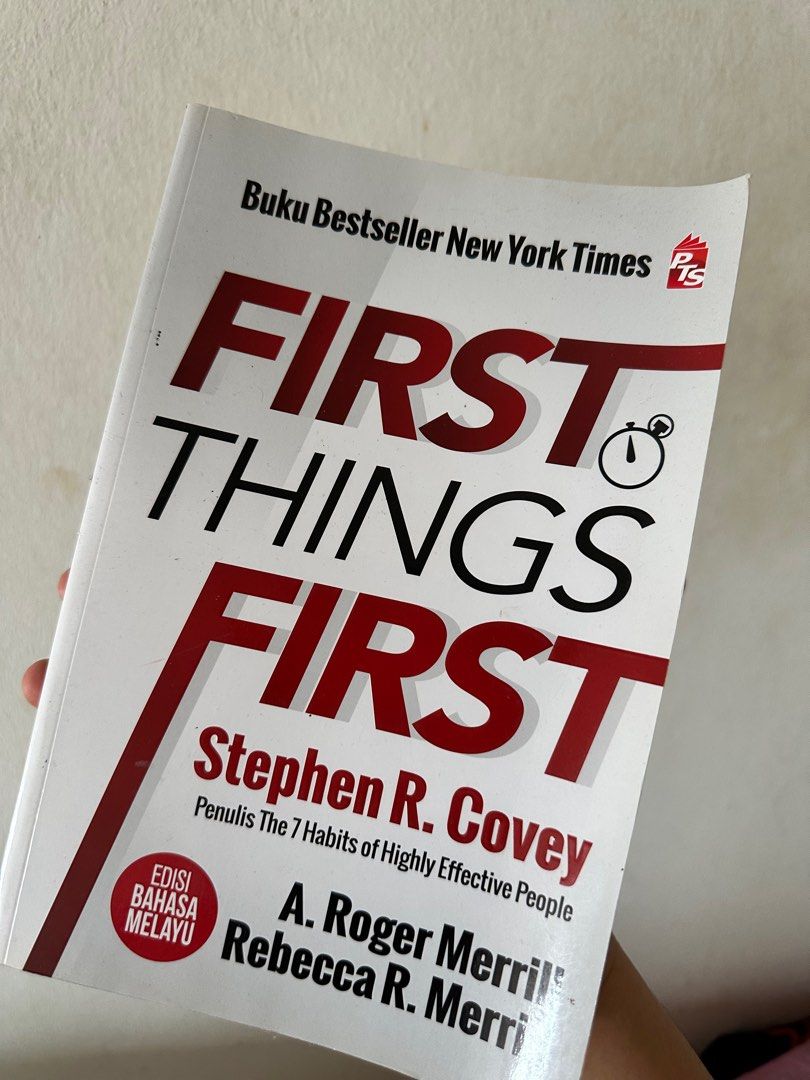 buku first things first by stephen r.covey, Hobbies & Toys, Books ...