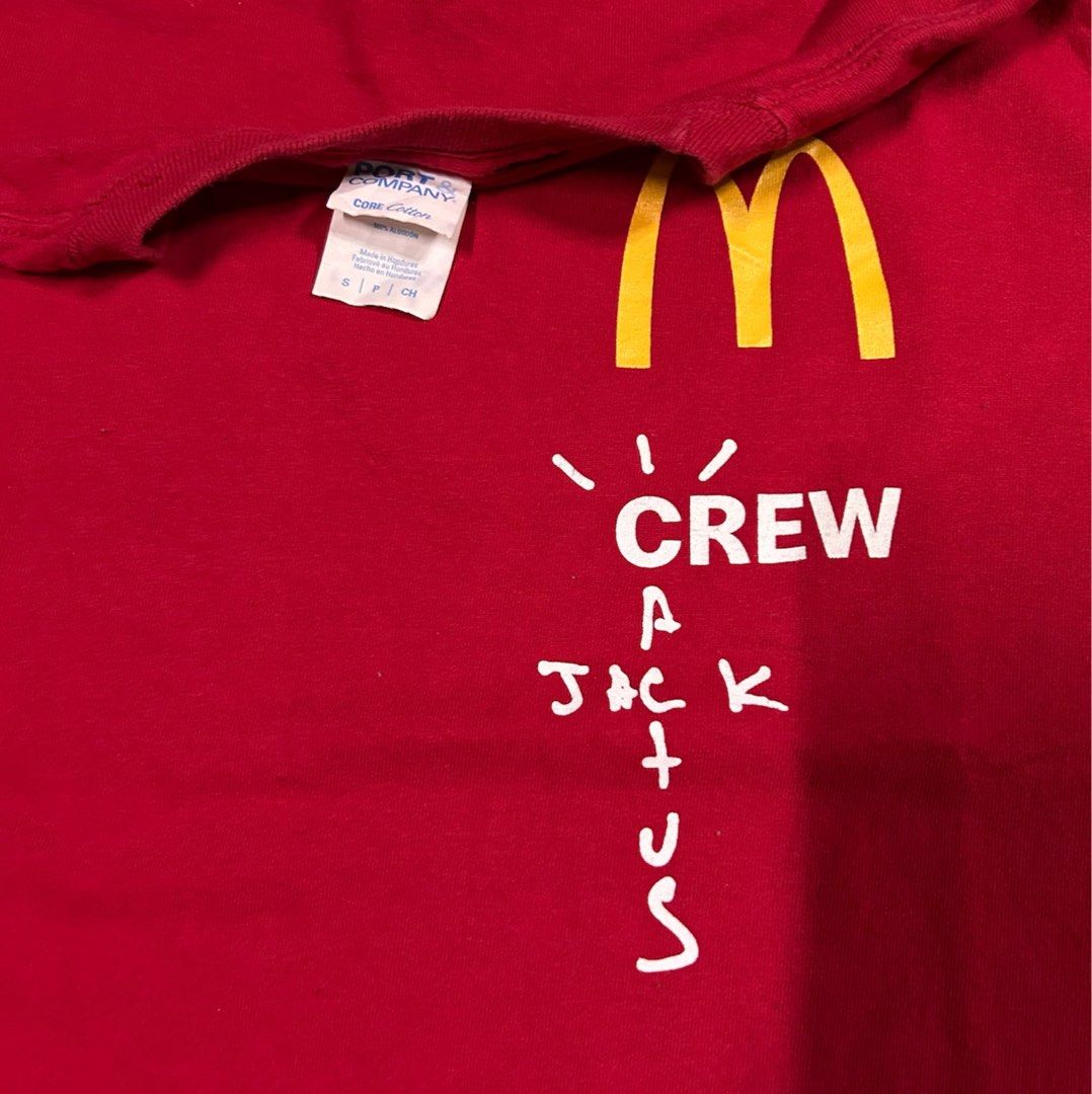 Cactus Jack / Mc Donalds Promo Shirt, Men's Fashion, Tops & Sets ...