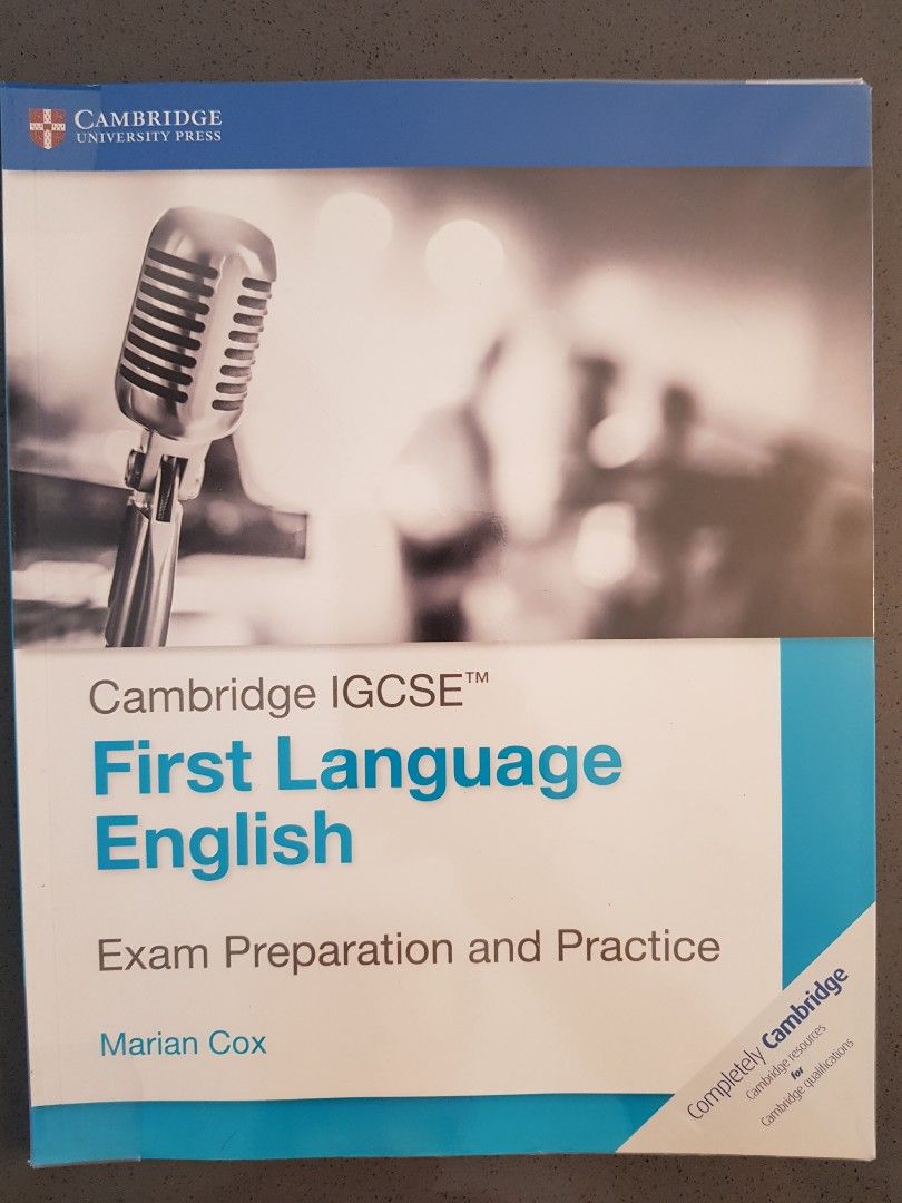 Cambridge IGCSE First Language English Coursebook+Work Book+Exam ... Cambridge IGCSE First Language English Coursebook+Work Book+Exam ...