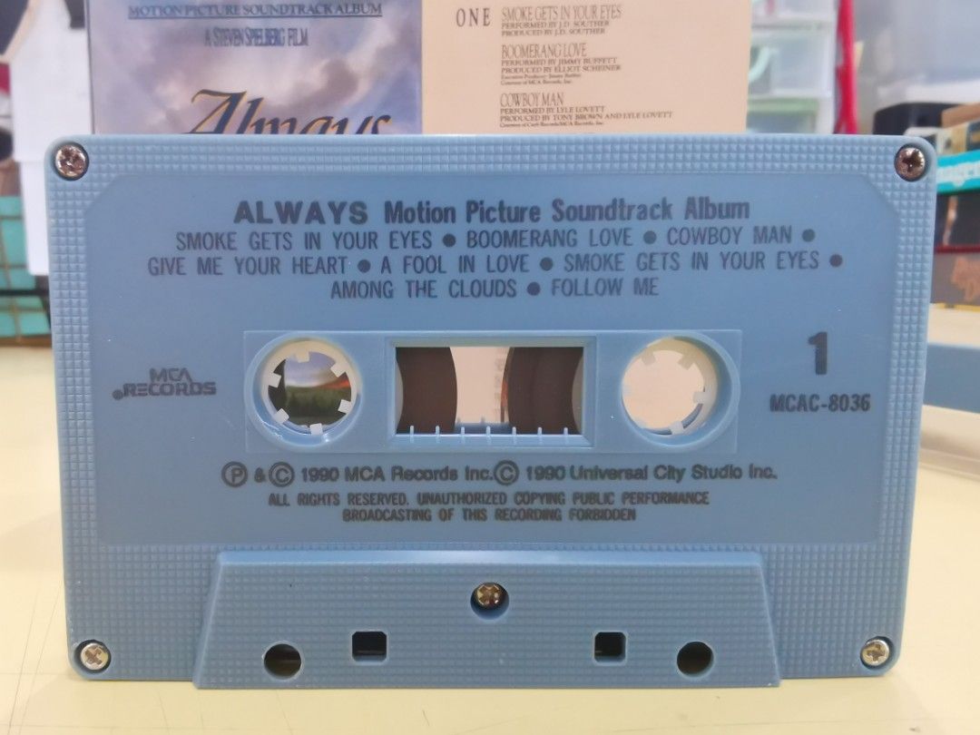 (Cassette) ALWAYS Motion Picture Soundtrack Album OST, Hobbies & Toys, Music & Media, CDs & DVDs ...