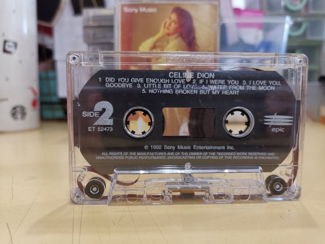 (Cassette) CELINE DION Celine Dion, Hobbies & Toys, Music & Media, CDs & DVDs on Carousell