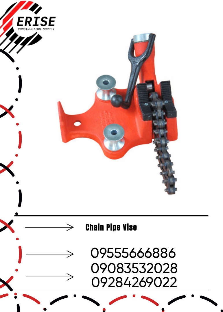 Chain Pipe Vise, Commercial & Industrial, Construction Tools ...