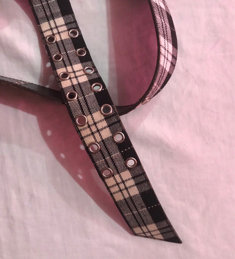 Checkered Belt, Women's Fashion, Watches & Accessories, Belts on Carousell