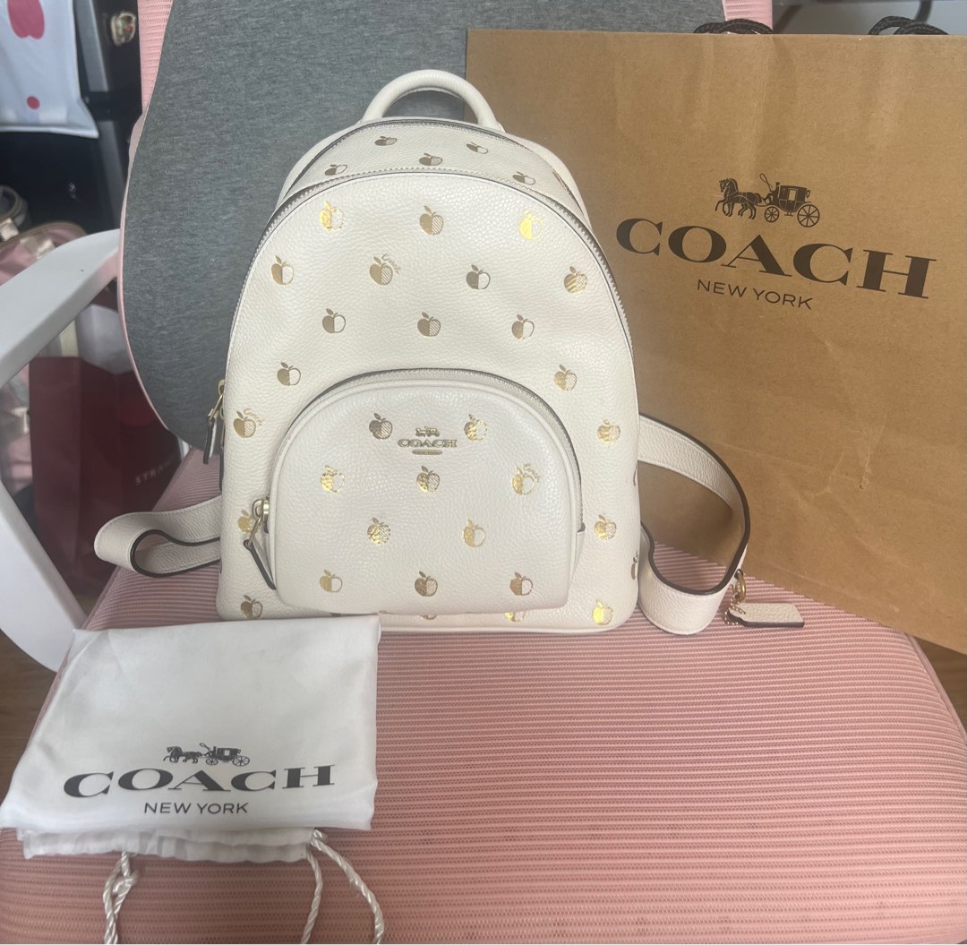 Coach Carrie 23 Backpack, Luxury, Bags & Wallets on Carousell