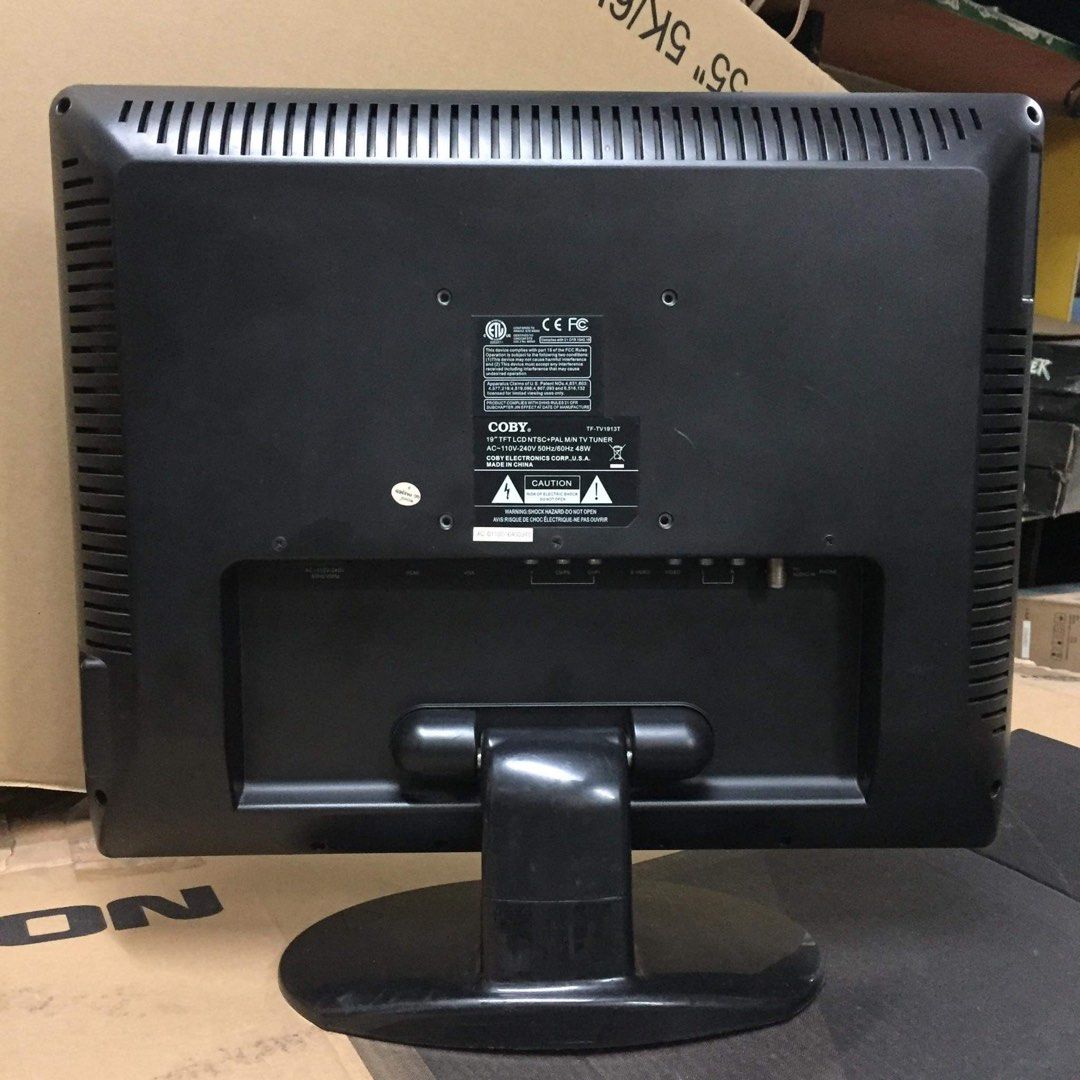 Coby 19" Led Tv Monitor, TV & Home Appliances, TV & Entertainment, TV ...