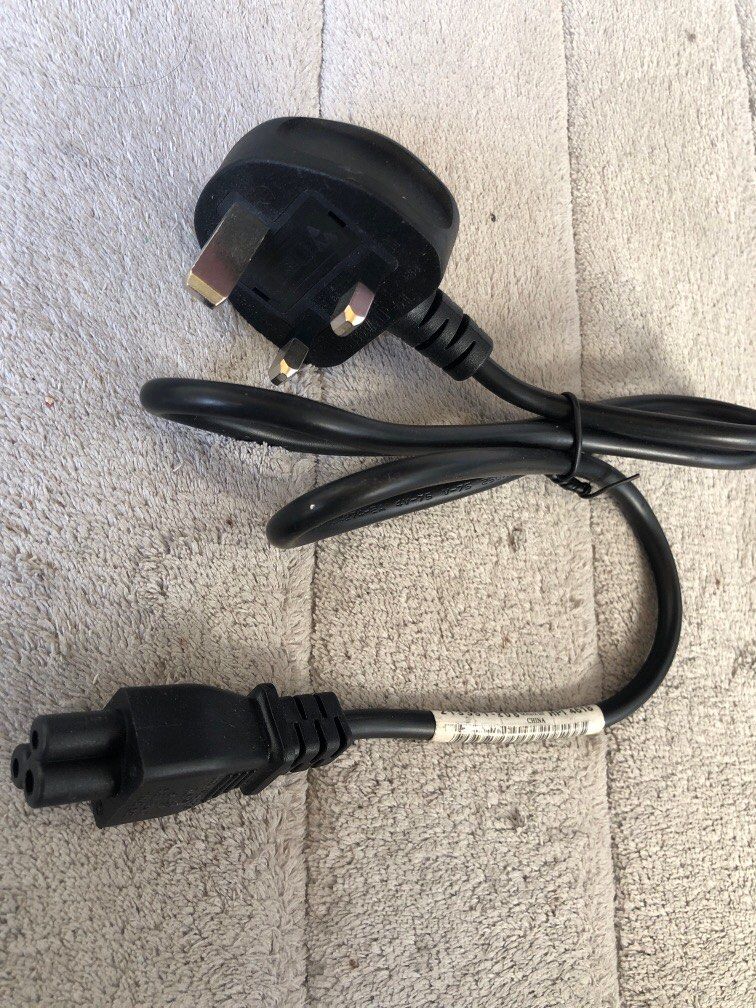 Connector power cord 1 socket 3 pin, Mobile Phones & Gadgets, Mobile ...