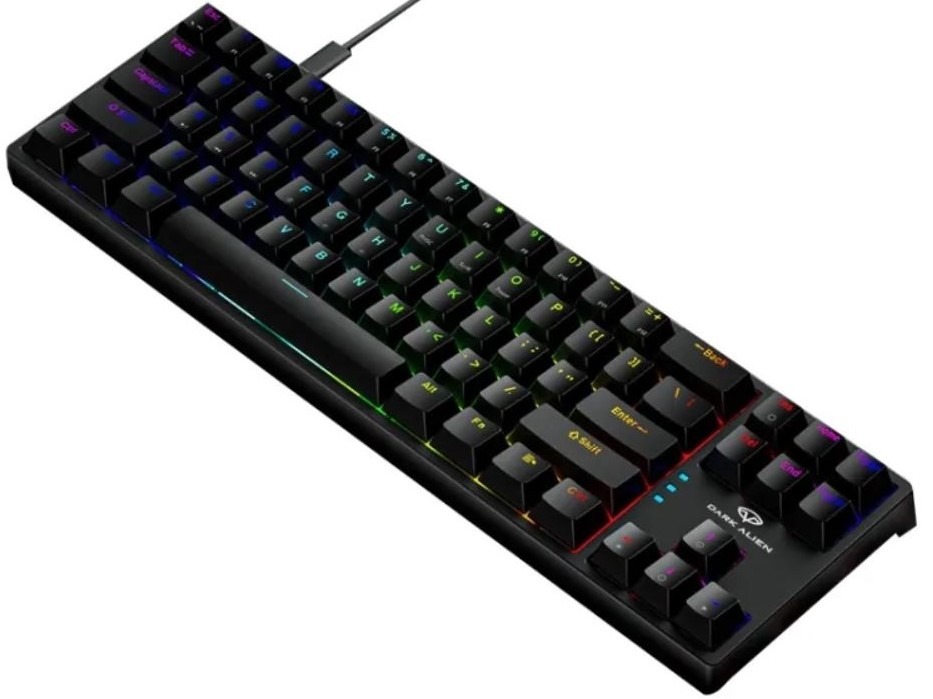 Dark Alien K710 Mechanical Gaming Keyboard Hotswappable Outemu Red ...